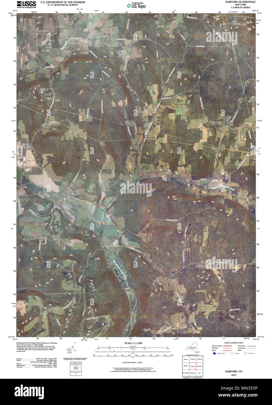 Harford map Cut Out Stock Images & Pictures - Alamy