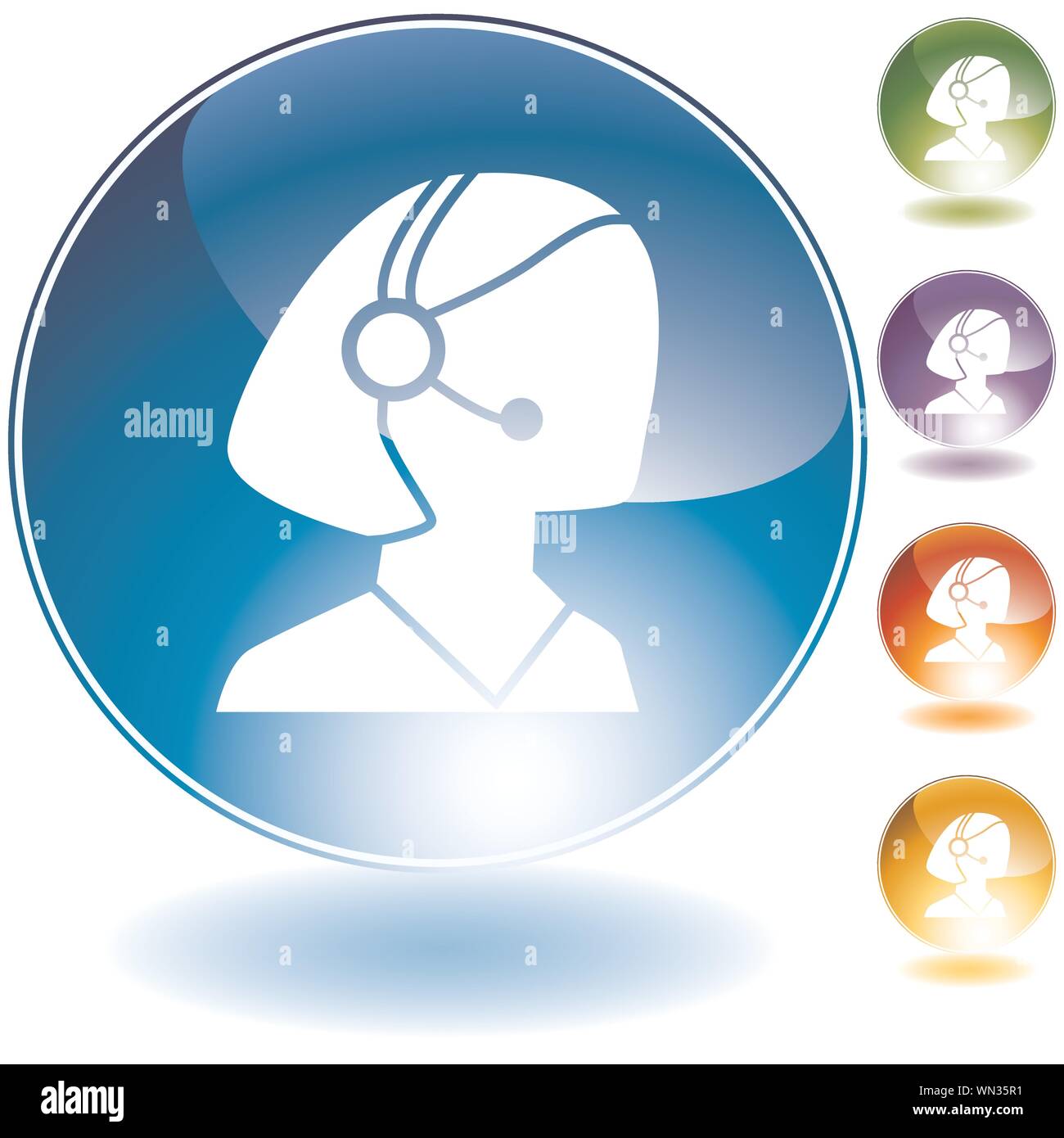 Woman service Stock Vector Images - Alamy