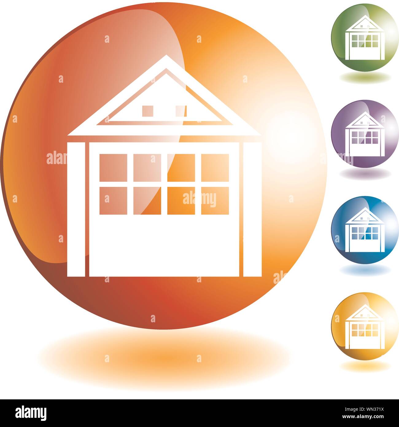 Circular glass building Stock Vector Images - Alamy
