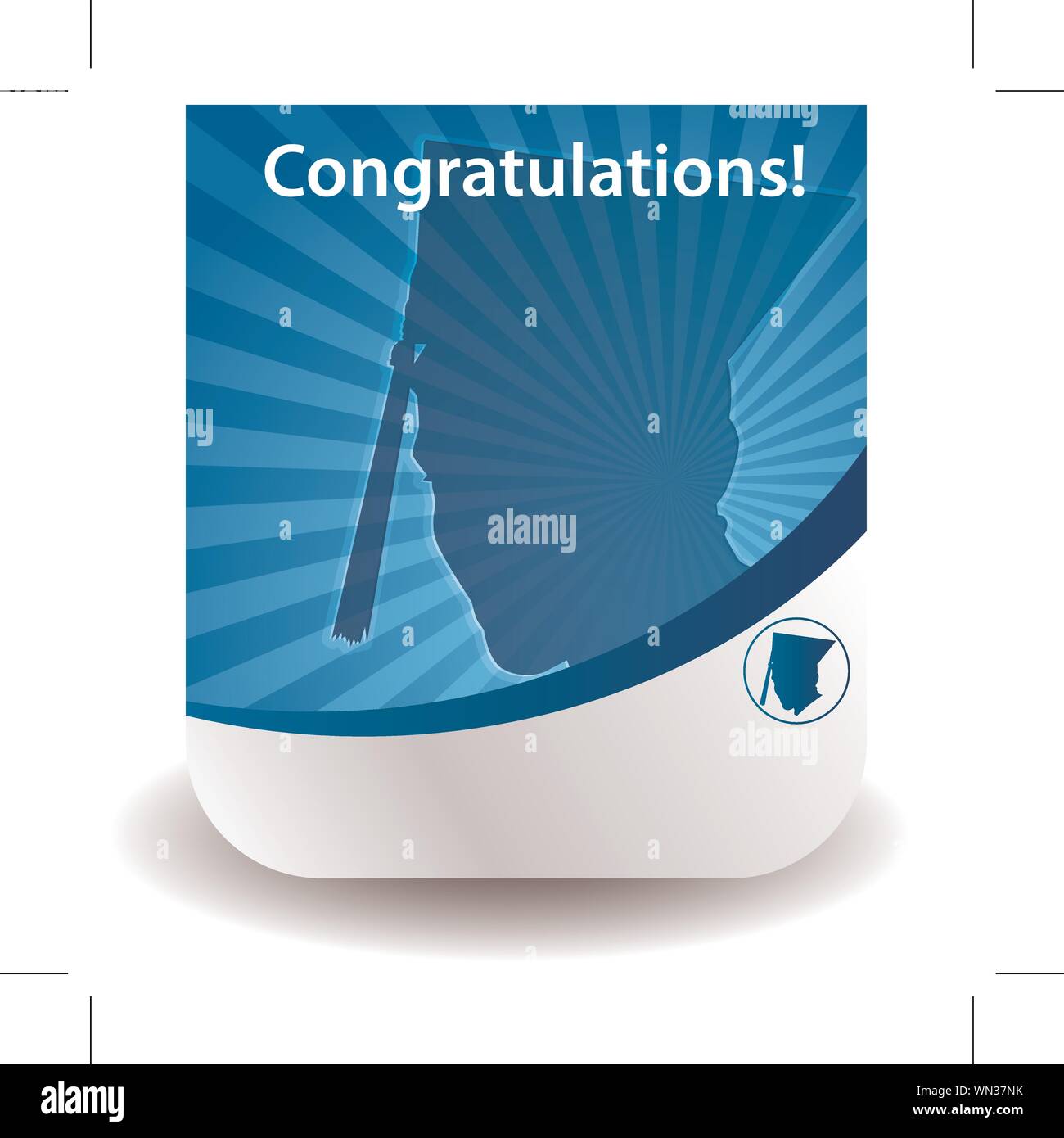 Young graduate man in Stock Vector Images - Alamy