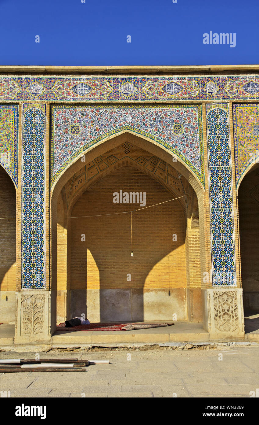 Vakil Mosque in Shiraz city, Iran Stock Photo - Alamy