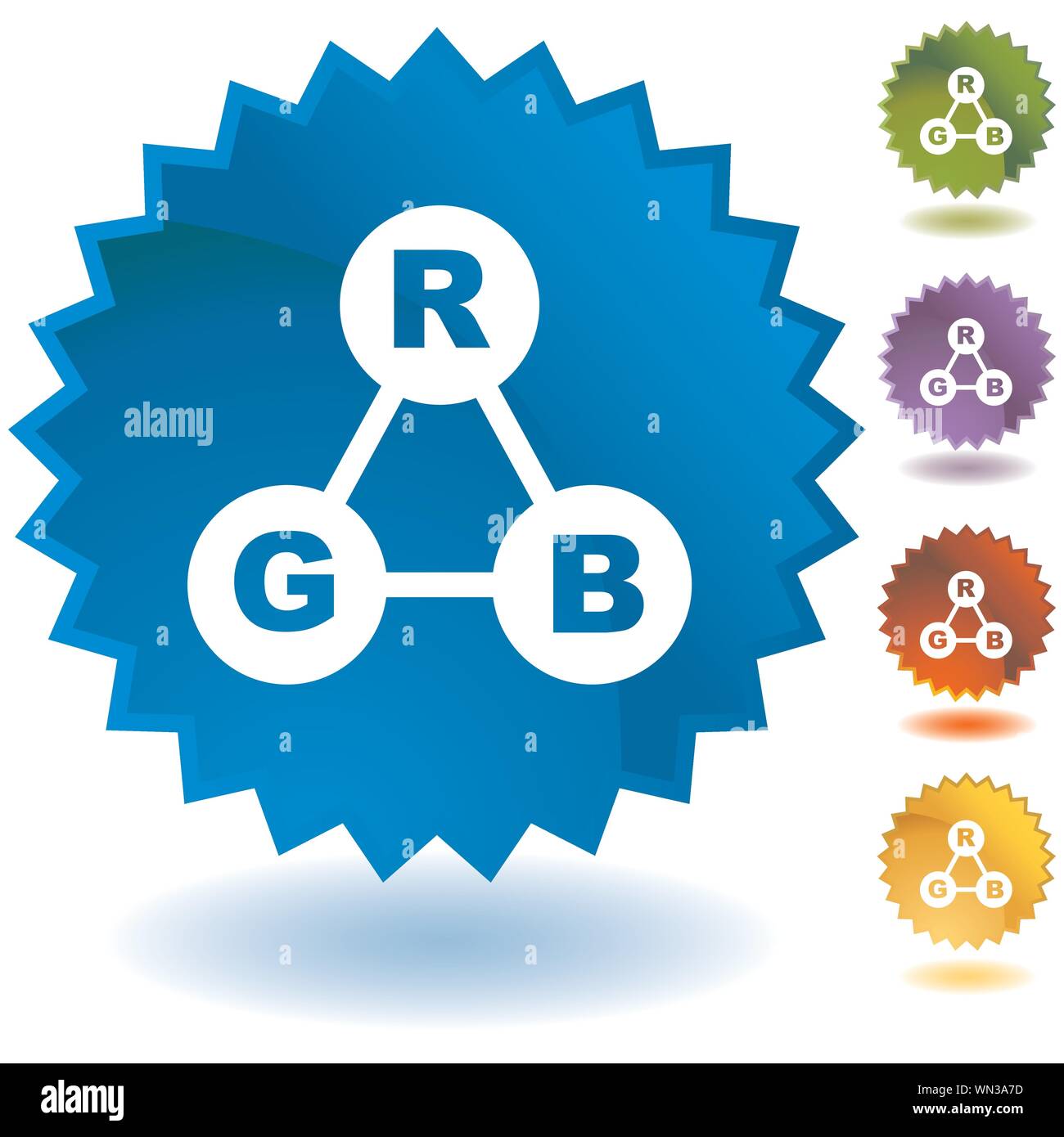 Rgb diagram Cut Out Stock Images & Pictures - Alamy