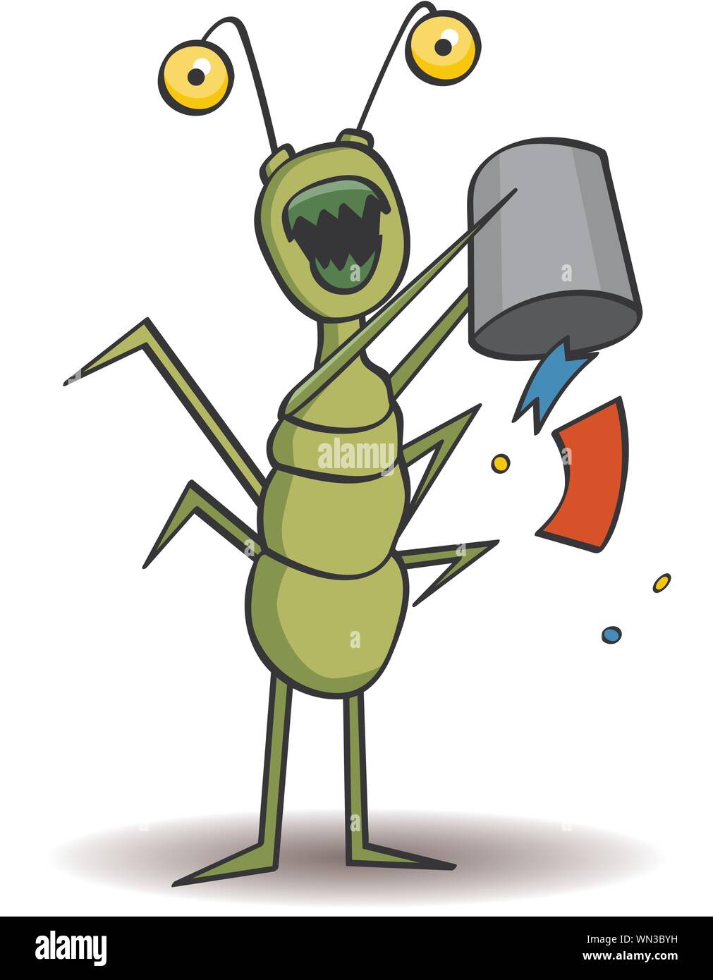 Dropping litter Stock Vector Images - Alamy