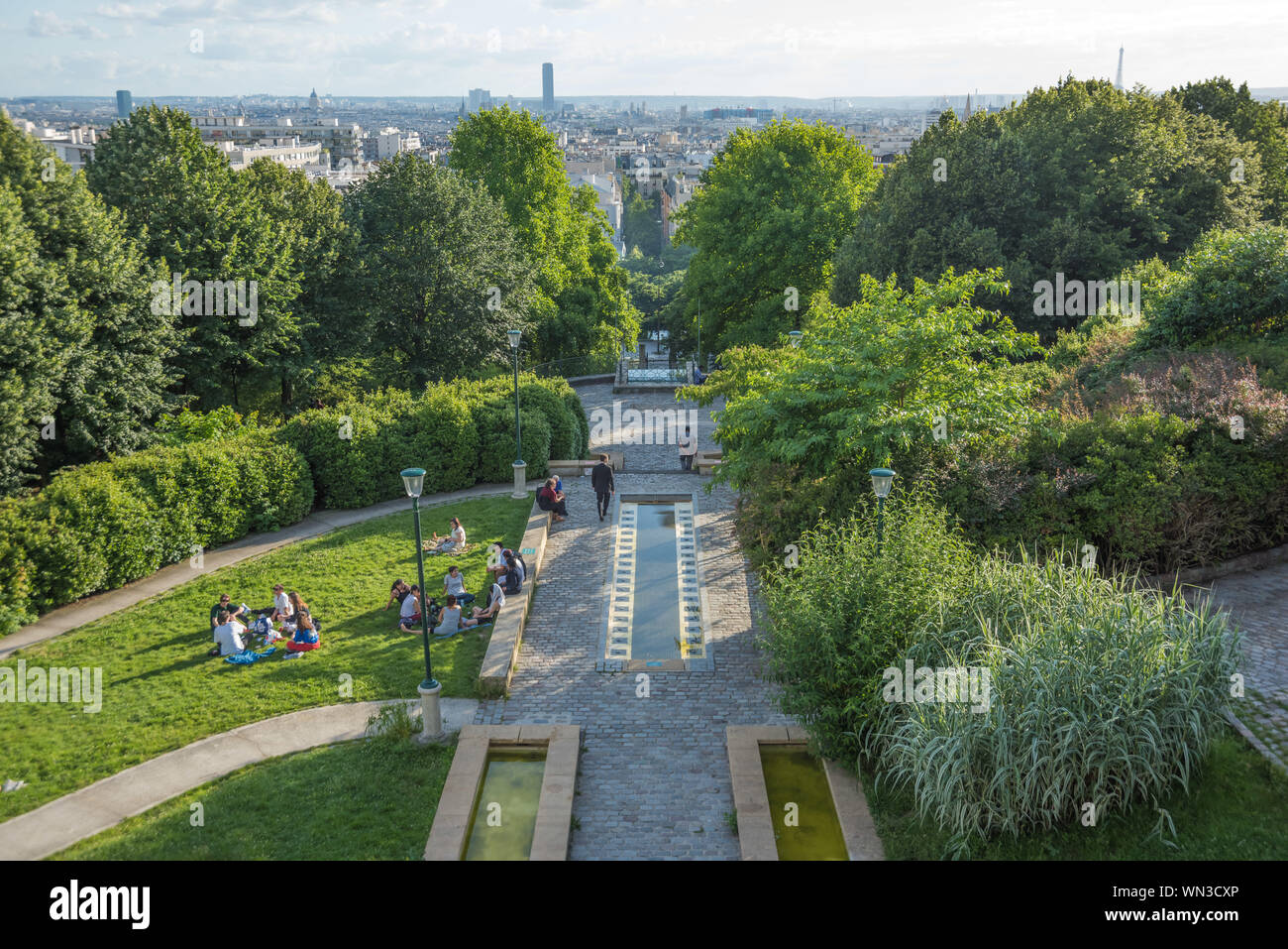 Parc de belleville hi-res stock photography and images - Alamy