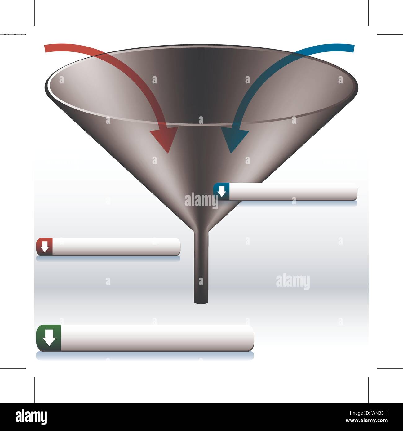 Funnel diagram hi-res stock photography and images - Alamy