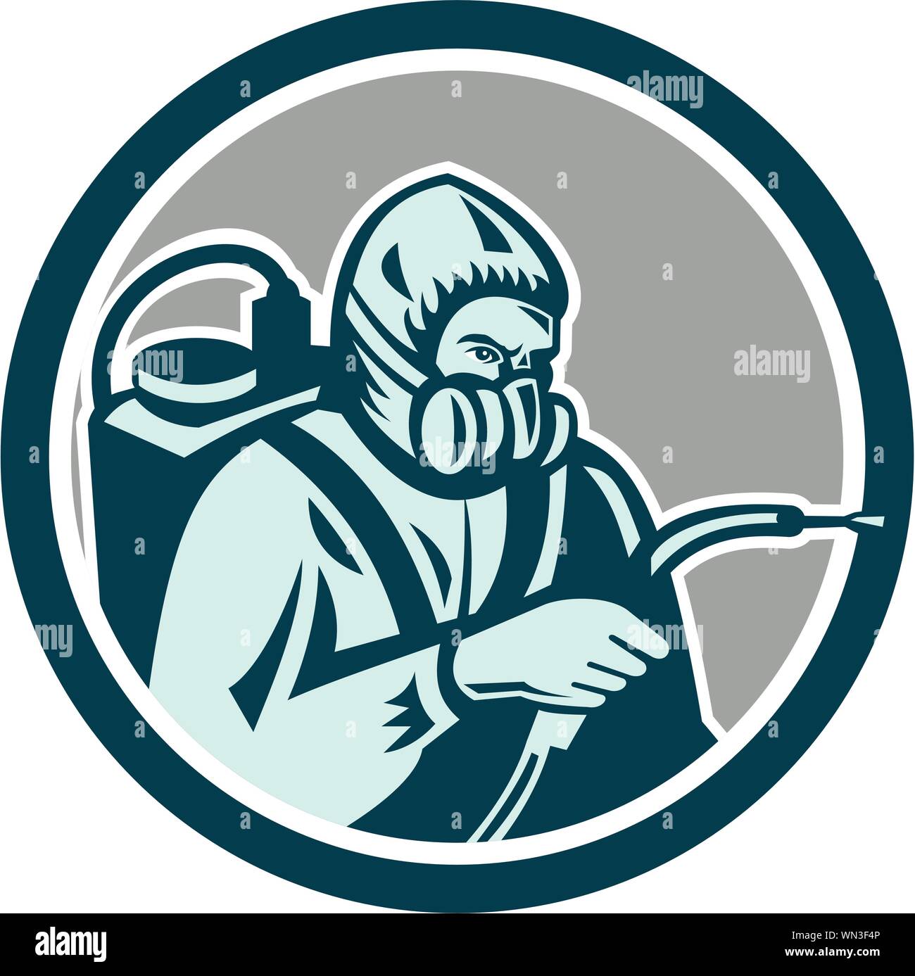 Male exterminator Stock Vector Images - Alamy