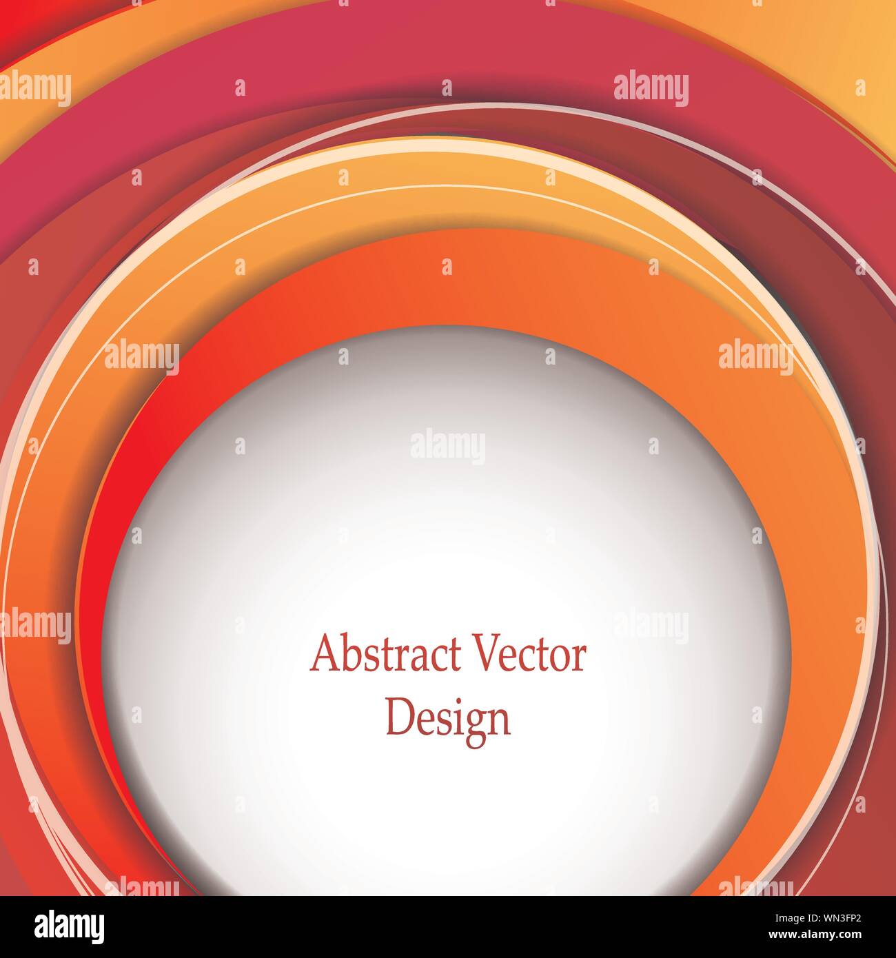 Vector abstract background with colorful layers Stock Vector Image ...