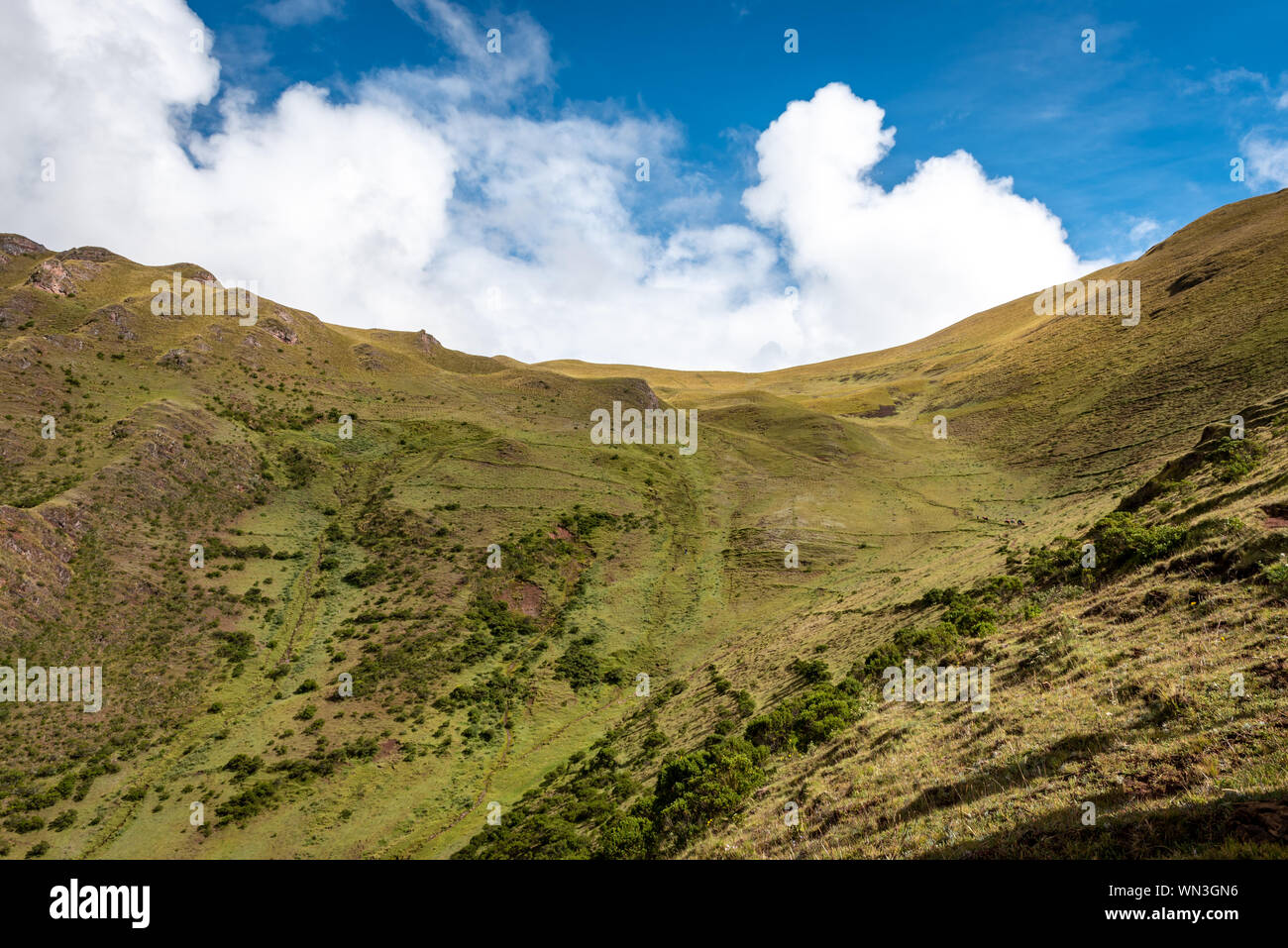Panorama view sacred valley from hi-res stock photography and images ...