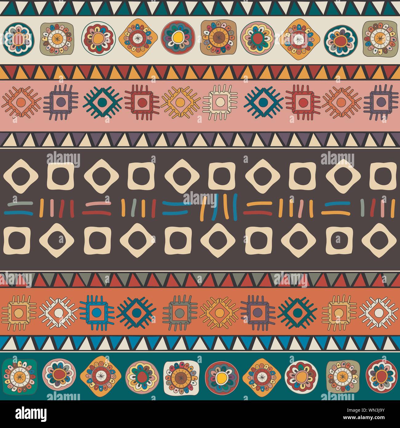 Hand drawn tribal design Stock Vector Image & Art - Alamy