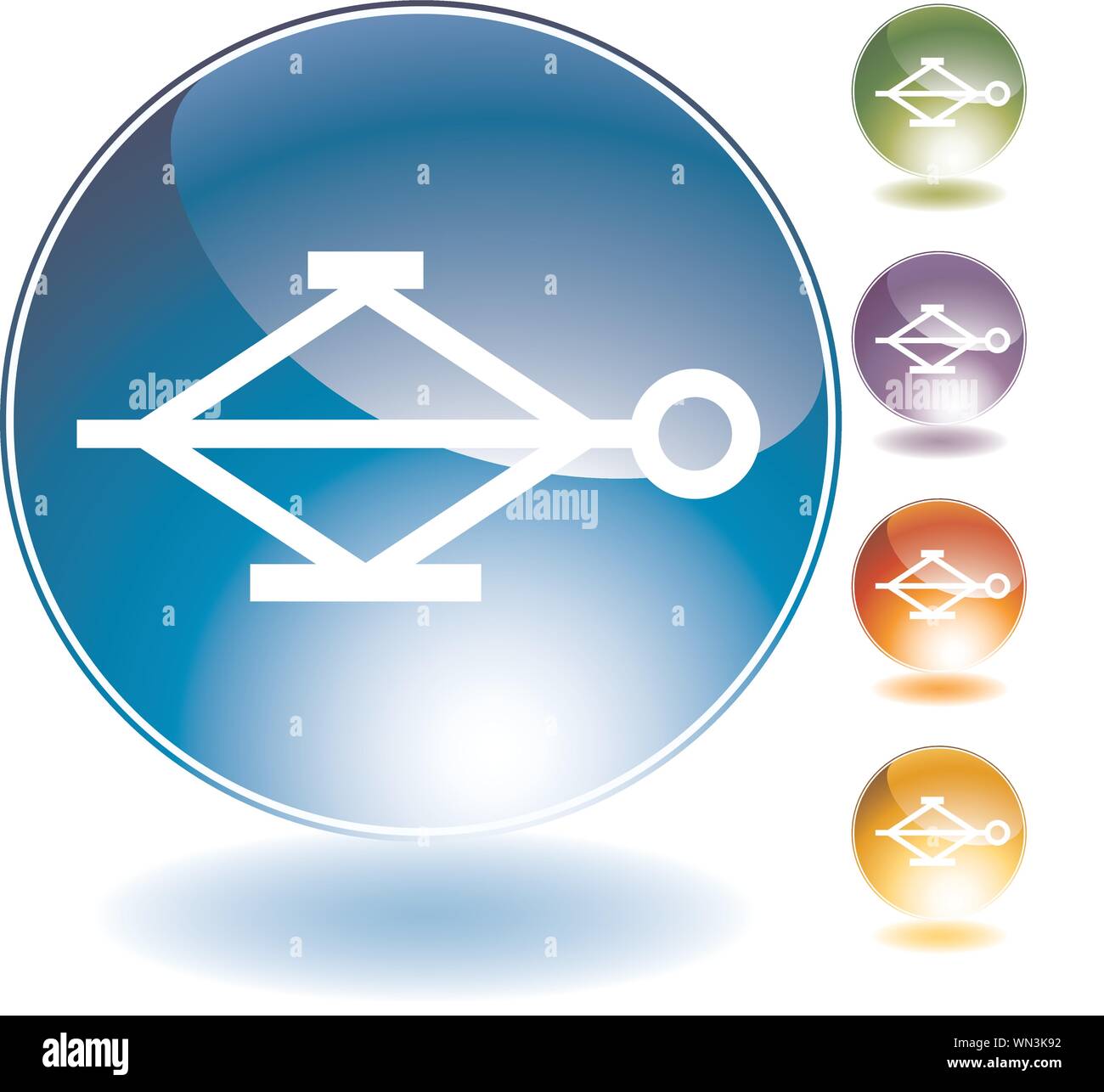 Car jack white flat Cut Out Stock Images & Pictures - Alamy