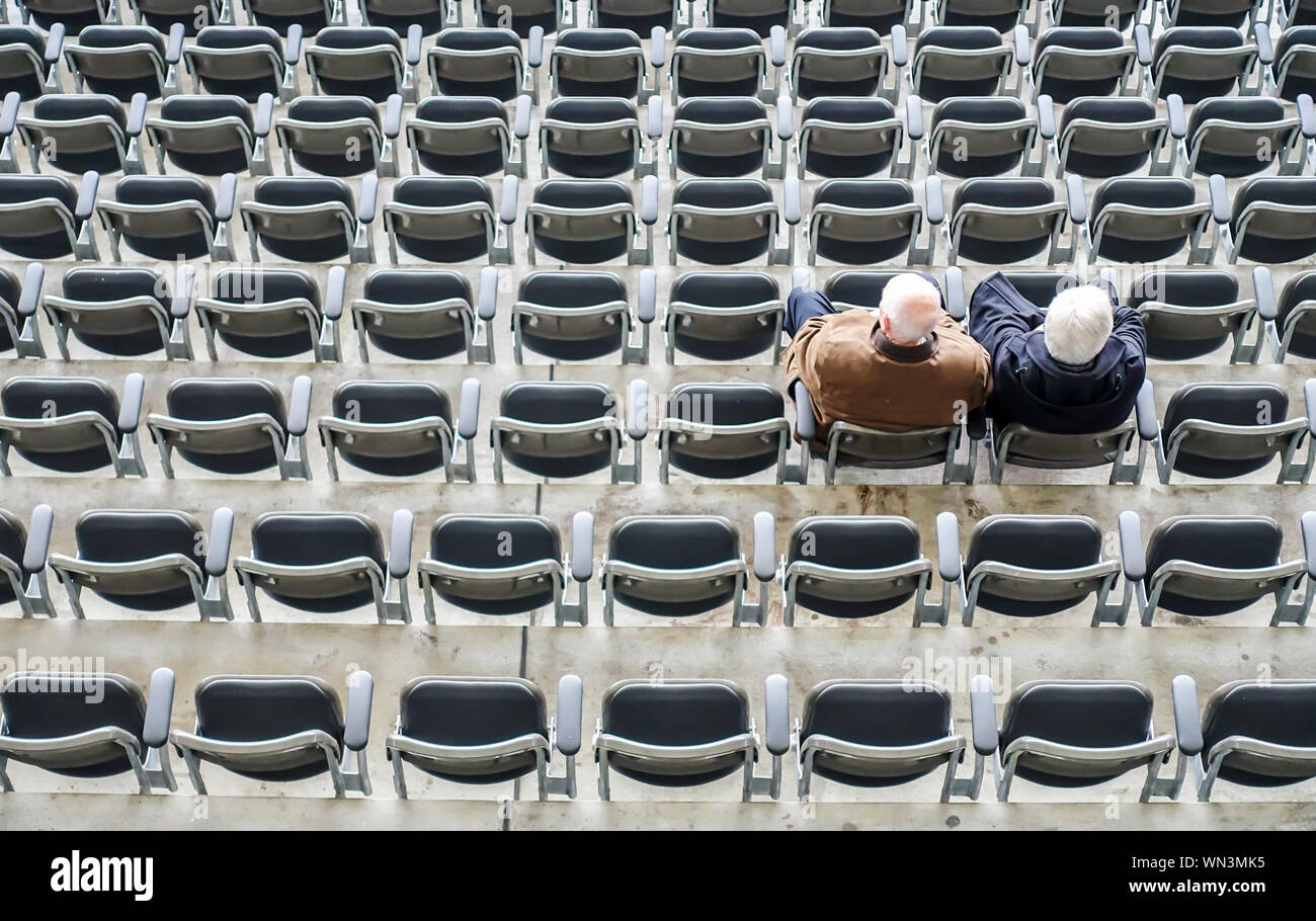 Sitting in stadium hi-res stock photography and images - Alamy