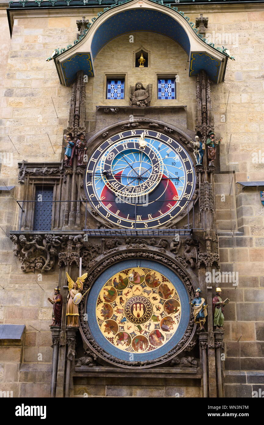 The Astronomical Clock in Prague, Czech Republic Stock Photo - Alamy