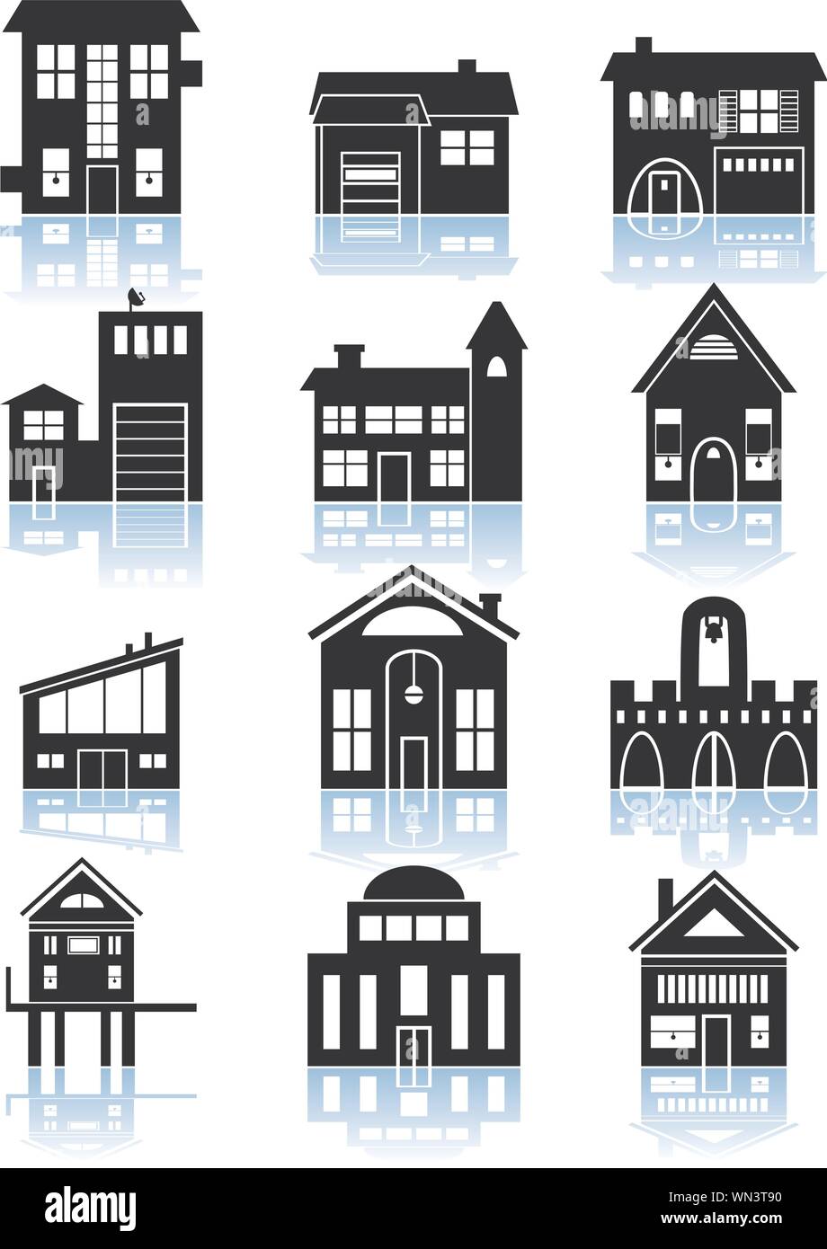 Various Structures - Black Stock Vector Image & Art - Alamy