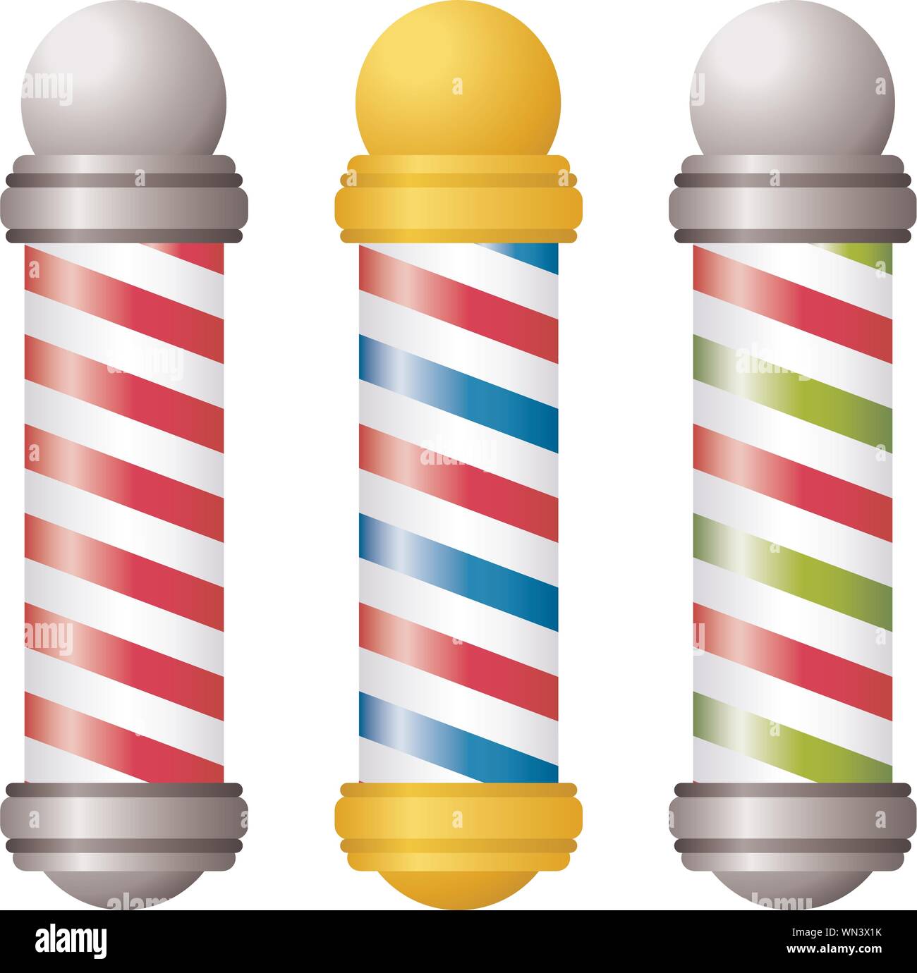 Barber poles hi-res stock photography and images - Alamy