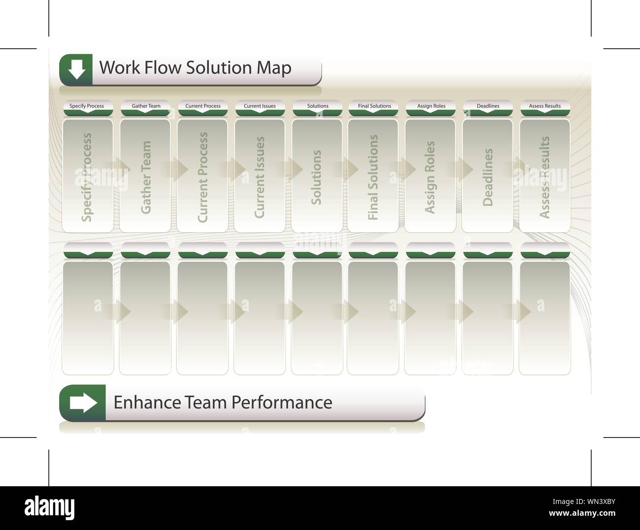 Work Flow Solution Map Stock Vector Image & Art - Alamy