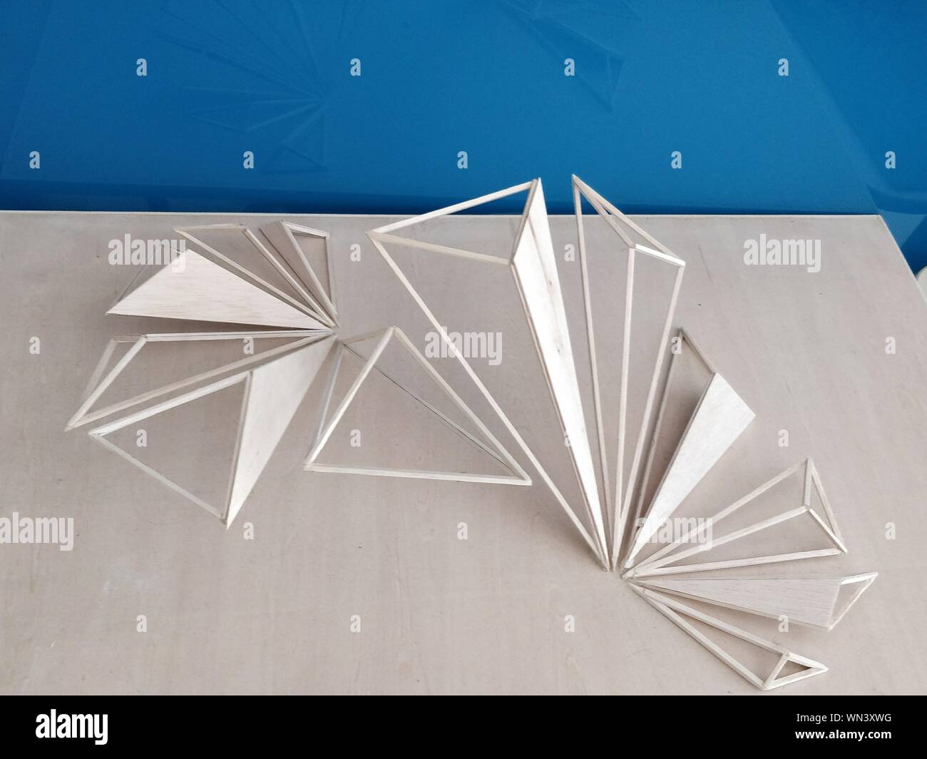 Triangle decorations hi-res stock photography and images - Alamy