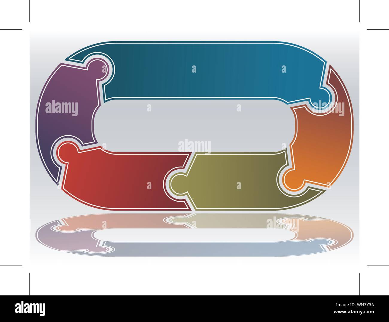 Puzzle Arrow Graph Stock Vector Image & Art - Alamy