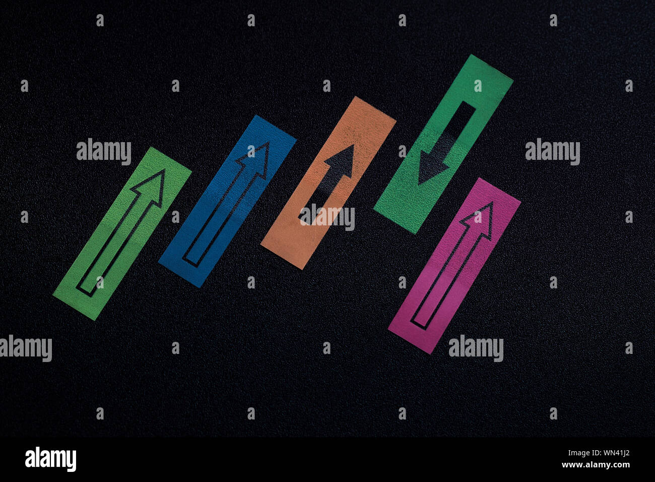 Directions arrow hi-res stock photography and images - Alamy