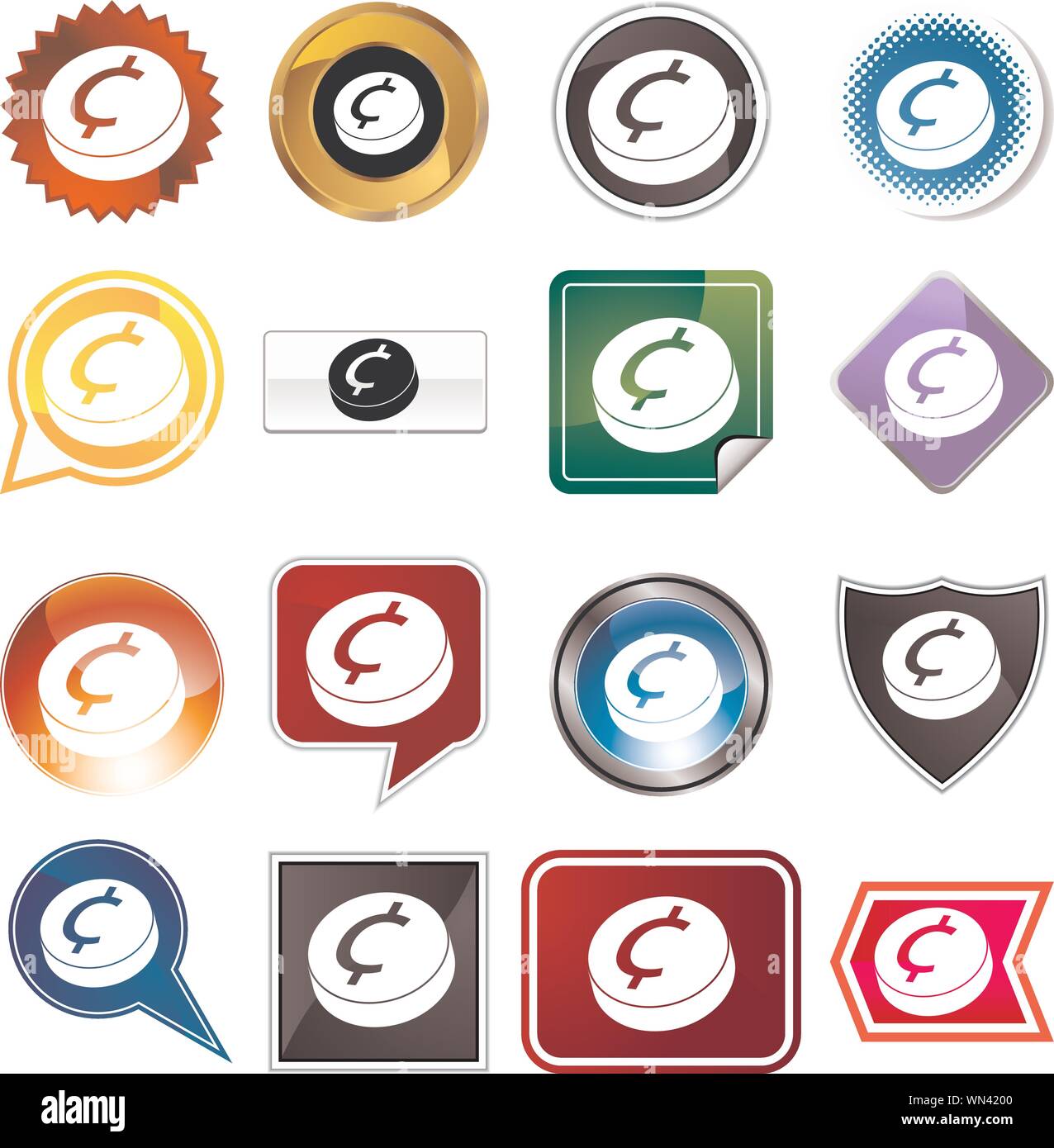 Change Icon Set Stock Vector Image & Art - Alamy