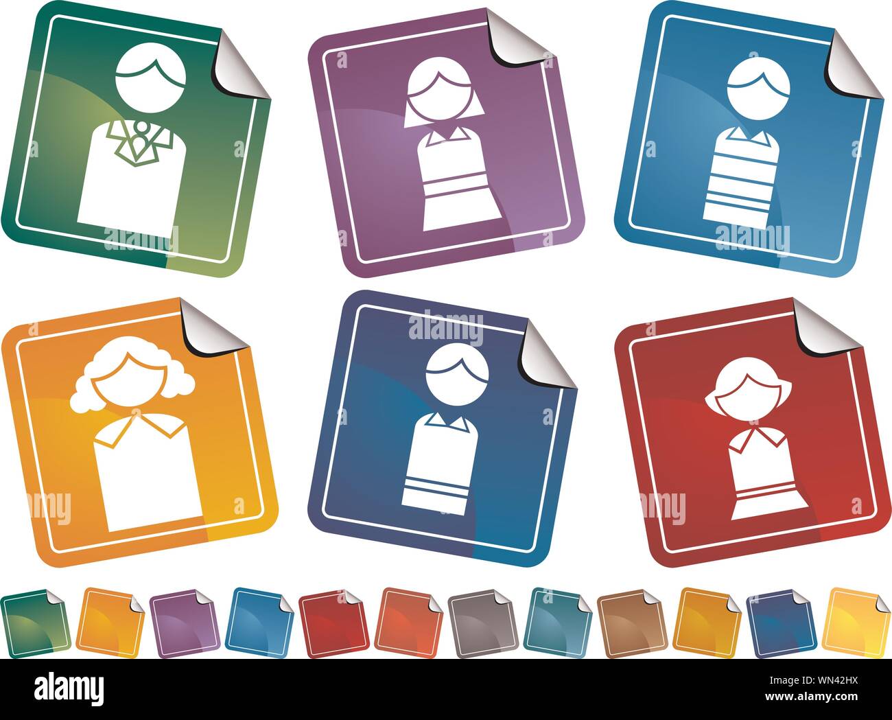 Girls children kids child Stock Vector Images - Alamy