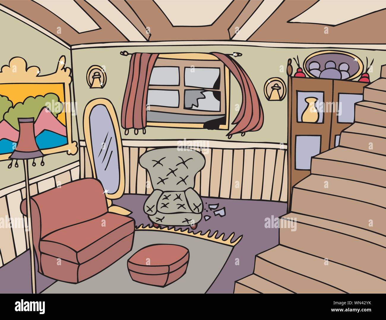 Thieves cartoon Stock Vector Images - Alamy