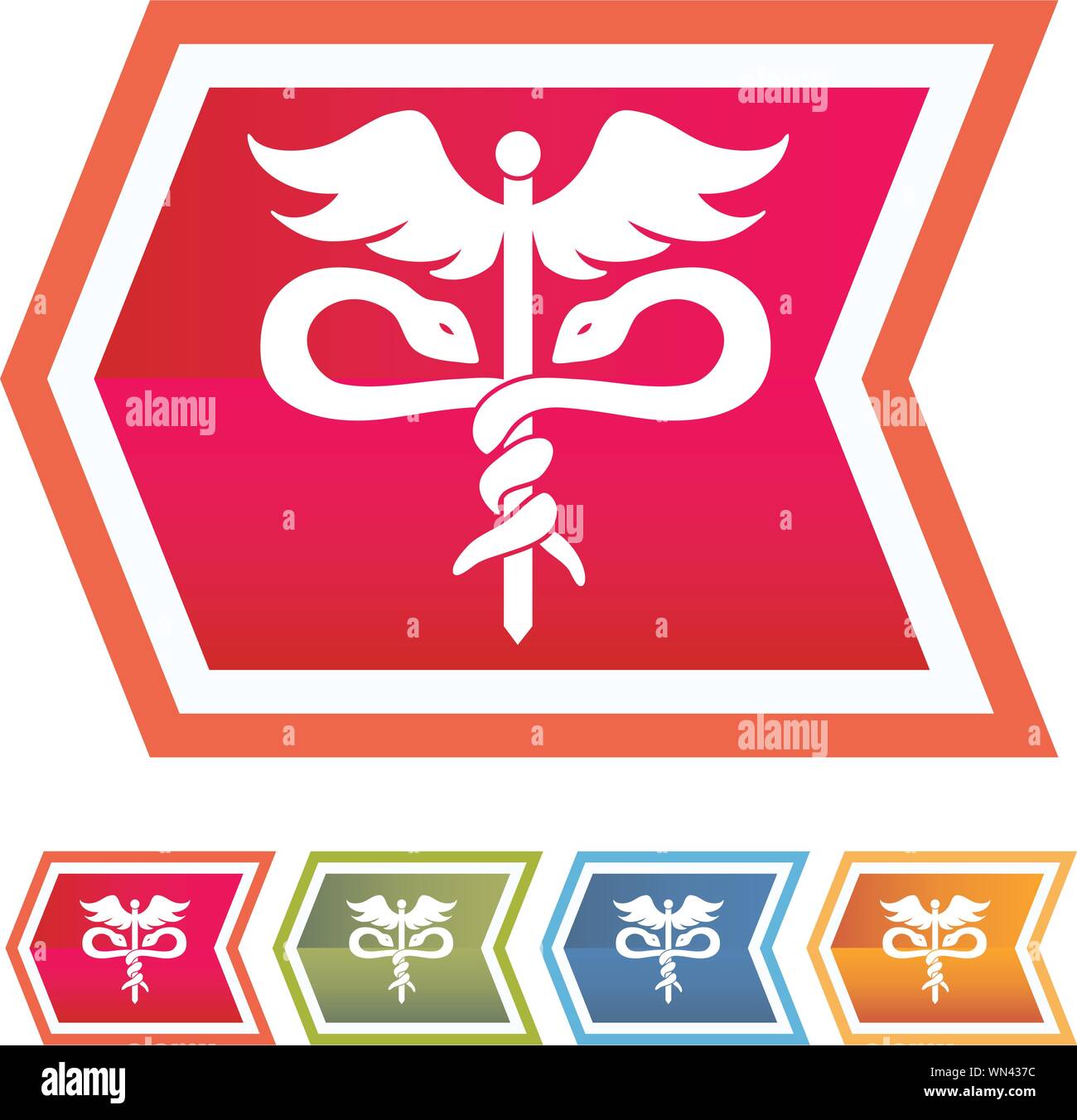 Caduceus Medical Symbol Stock Vector Image & Art - Alamy