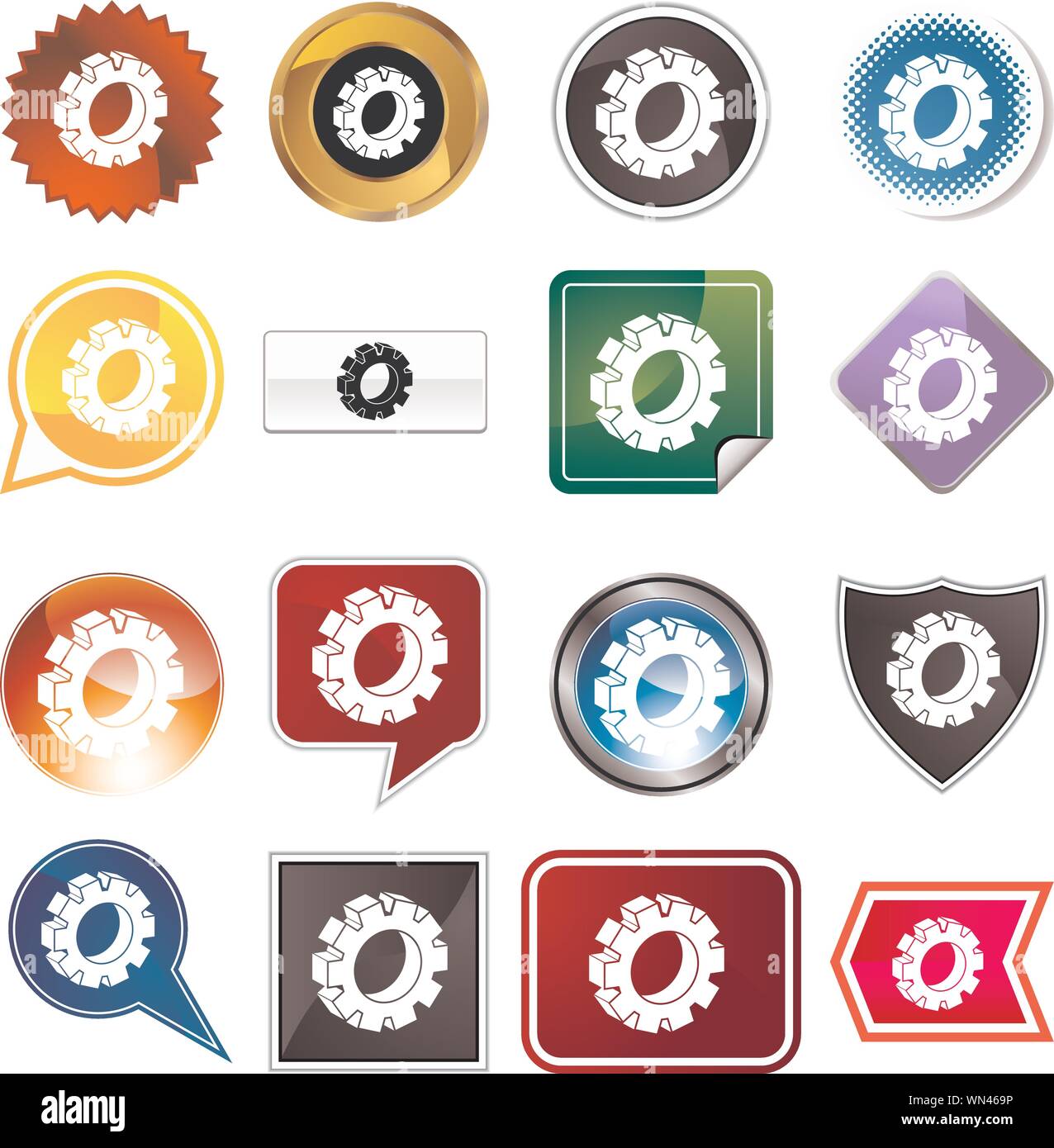 Tooth wheels Stock Vector Images - Alamy