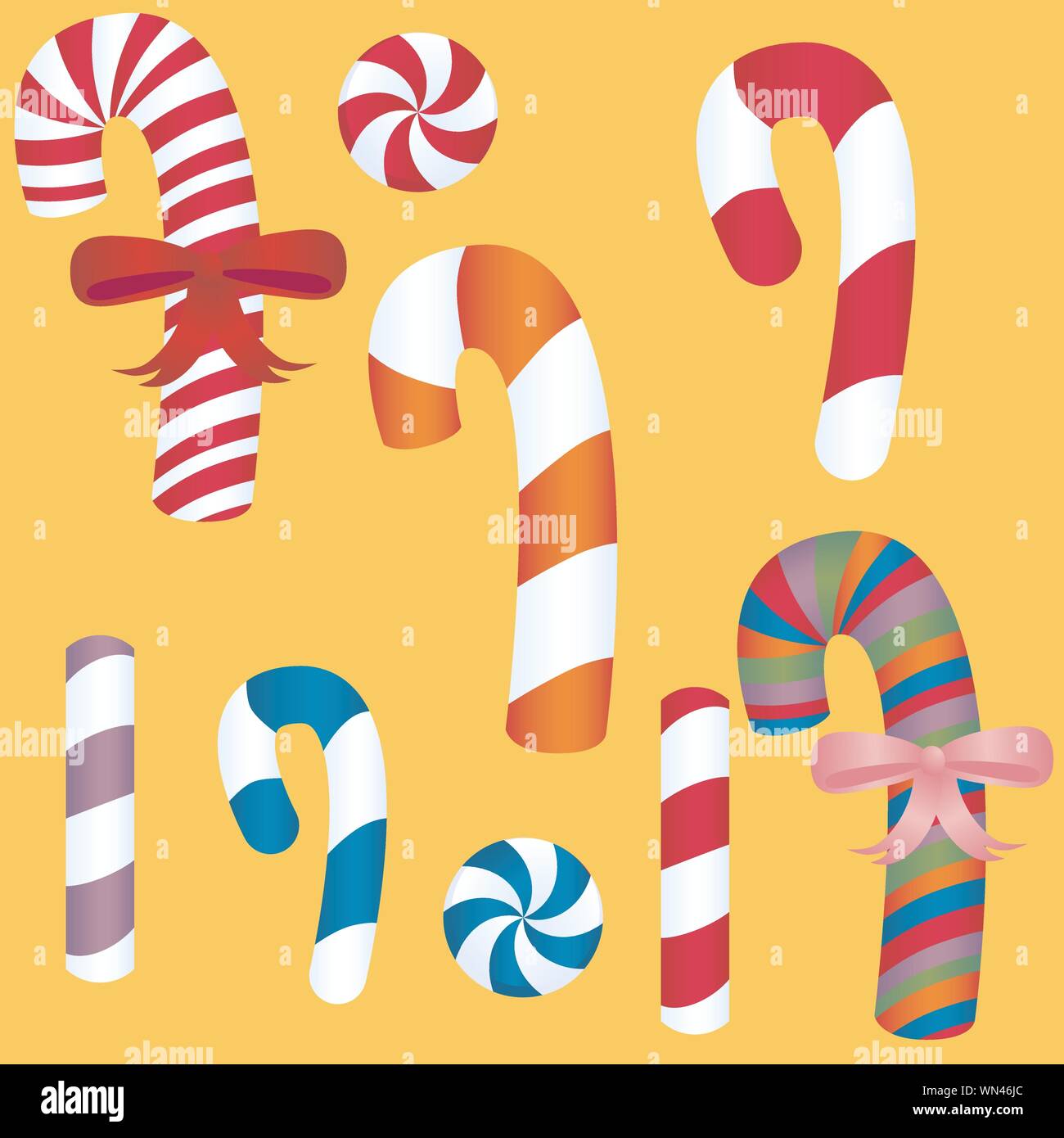 Yellow canes Stock Vector Images - Alamy