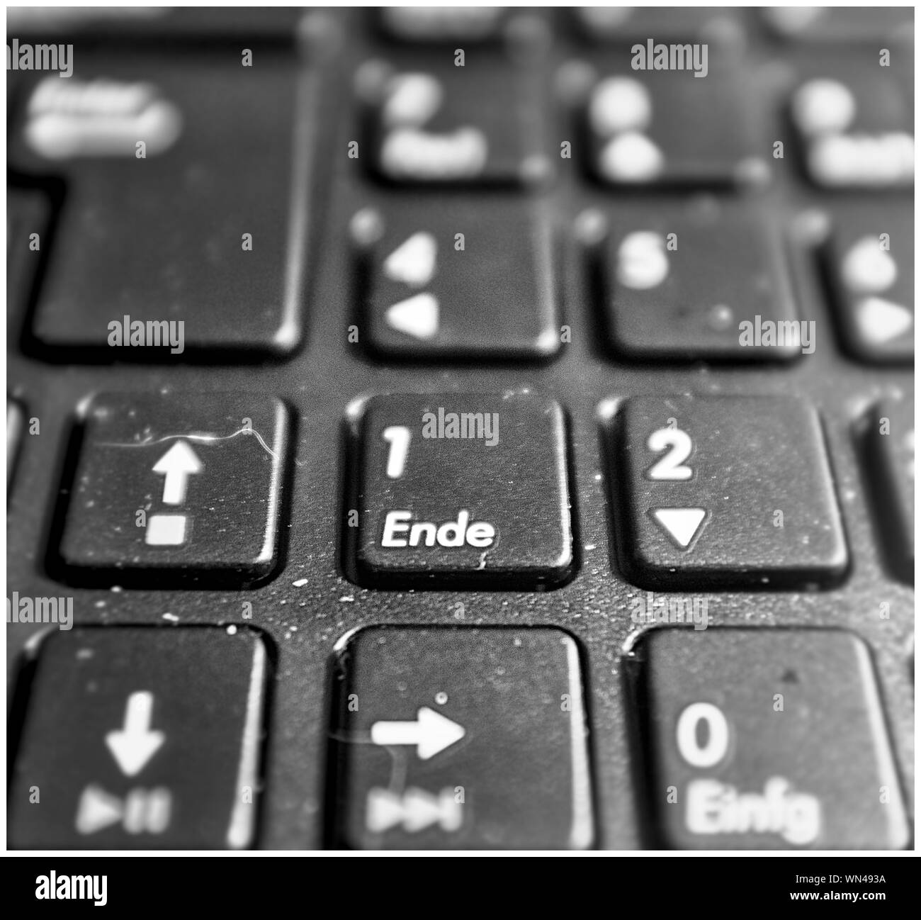 Number keyboard Cut Out Stock Images & Pictures - Alamy