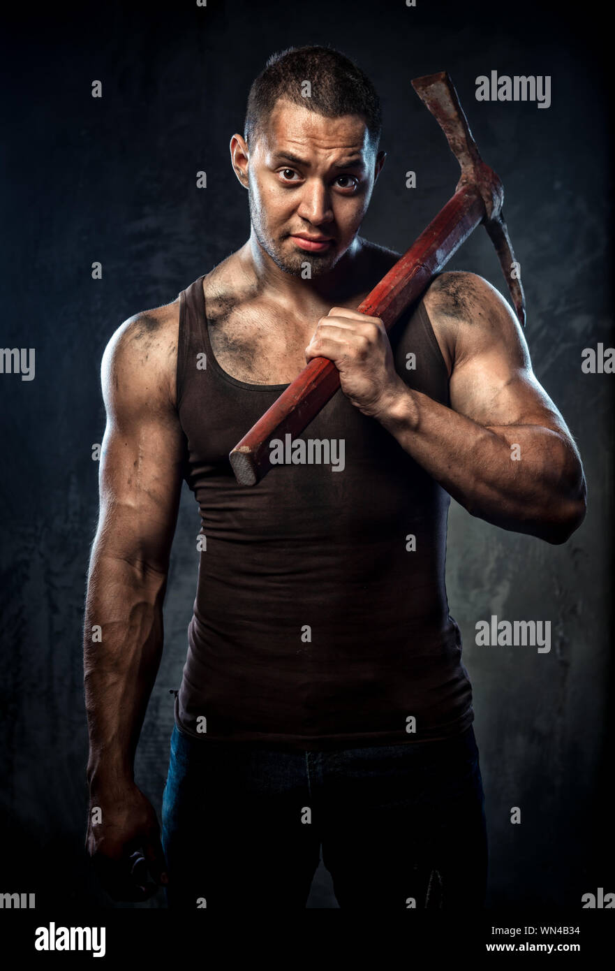 Pick Axe Man High Resolution Stock Photography and Images - Alamy