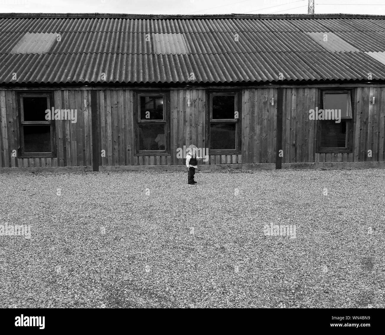 Boy and barn hi-res stock photography and images - Alamy