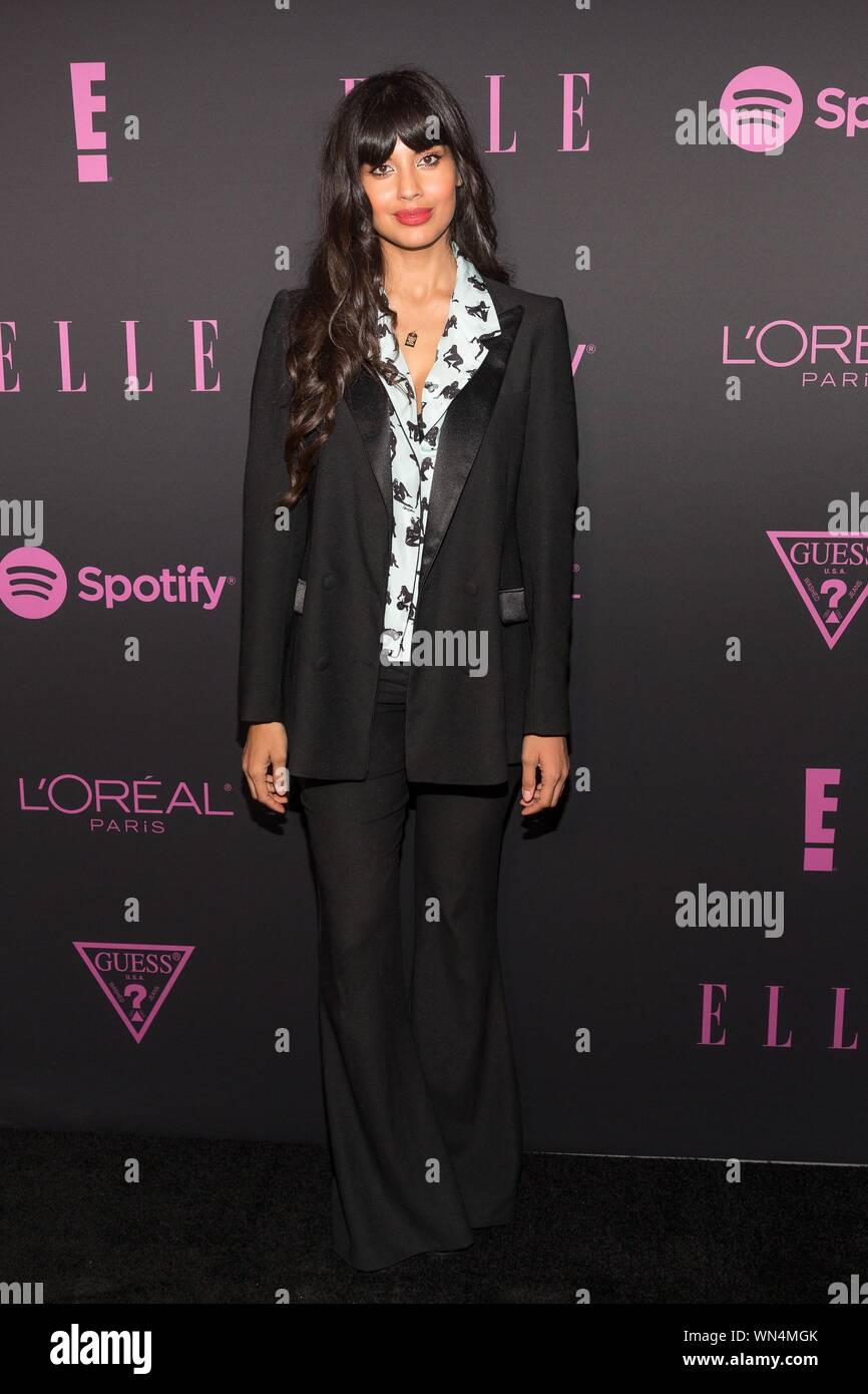 New York, NY, USA. 5th Sep, 2019. Jameela Jamil at arrivals for ELLE ...