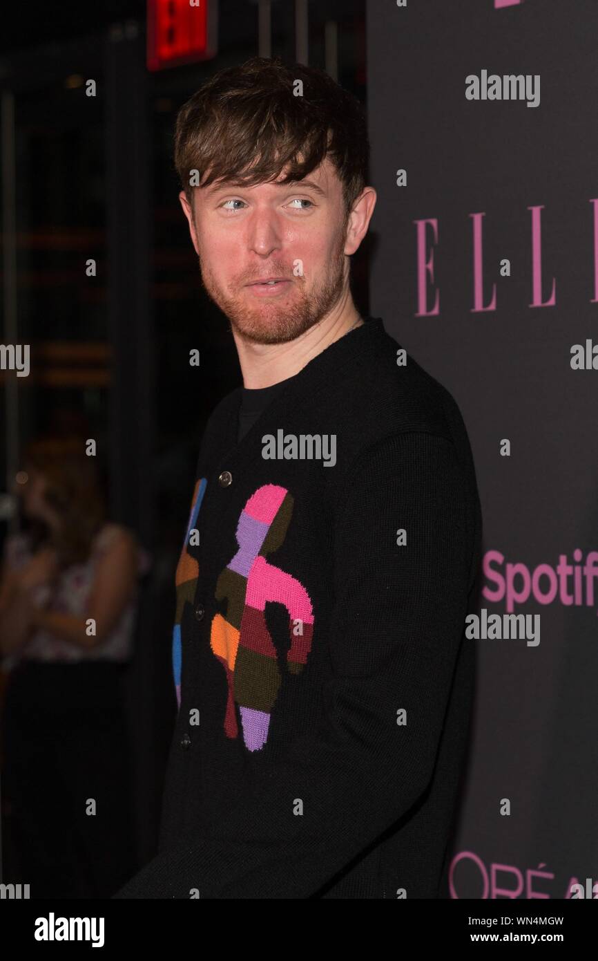 New York, NY, USA. 5th Sep, 2019. James Blake at arrivals for ELLE ...