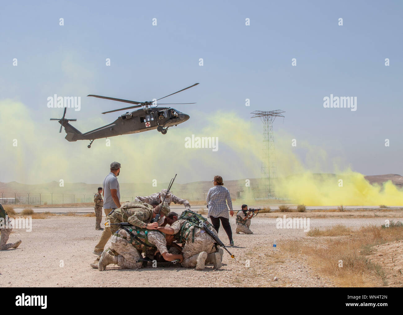 Jordan Soldiers, with 7th Mechanized Battalion, 48th Mechanized Brigade ...
