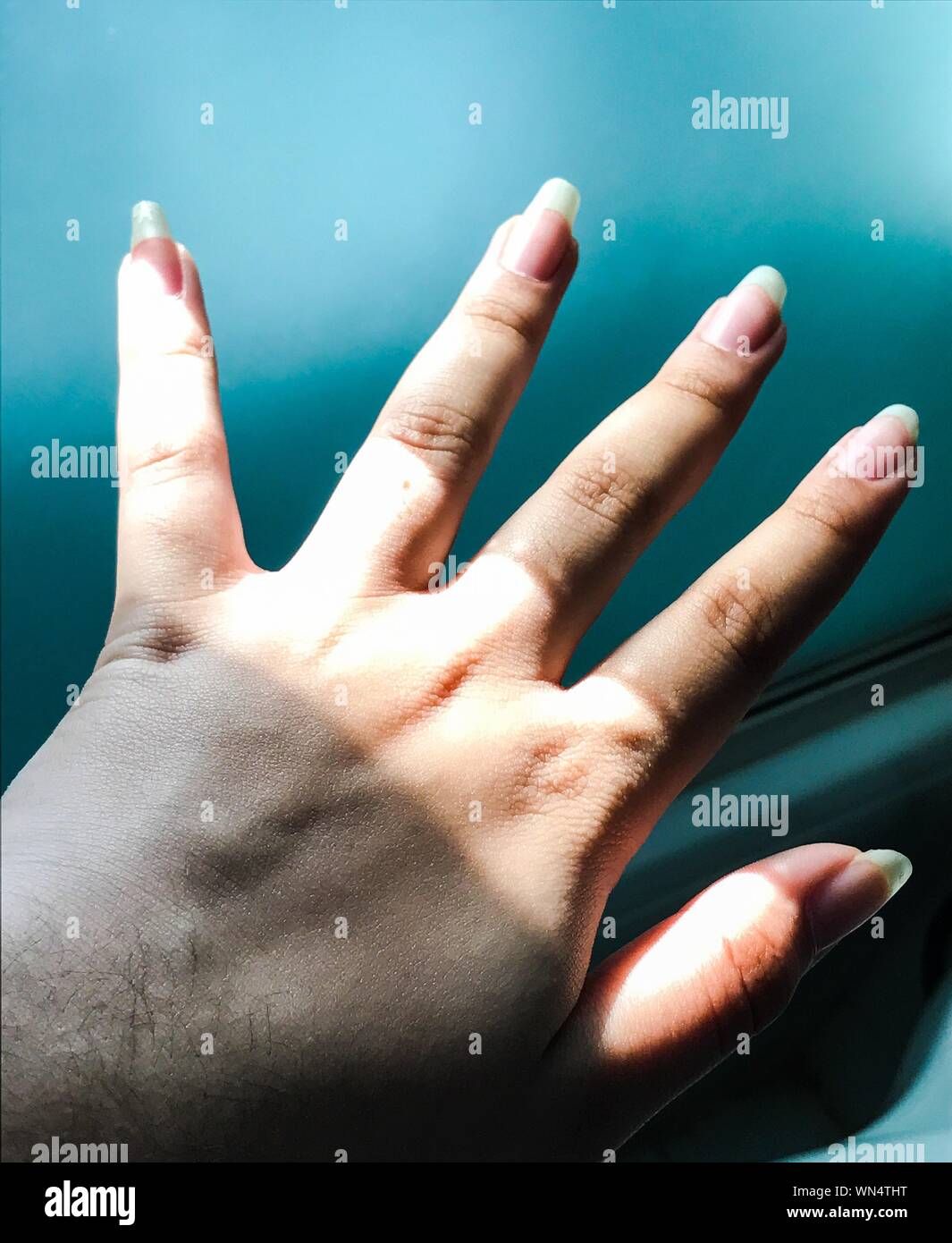 Hand car window hi-res stock photography and images - Alamy