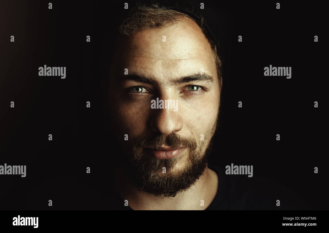 Bearded young man hi-res stock photography and images - Alamy