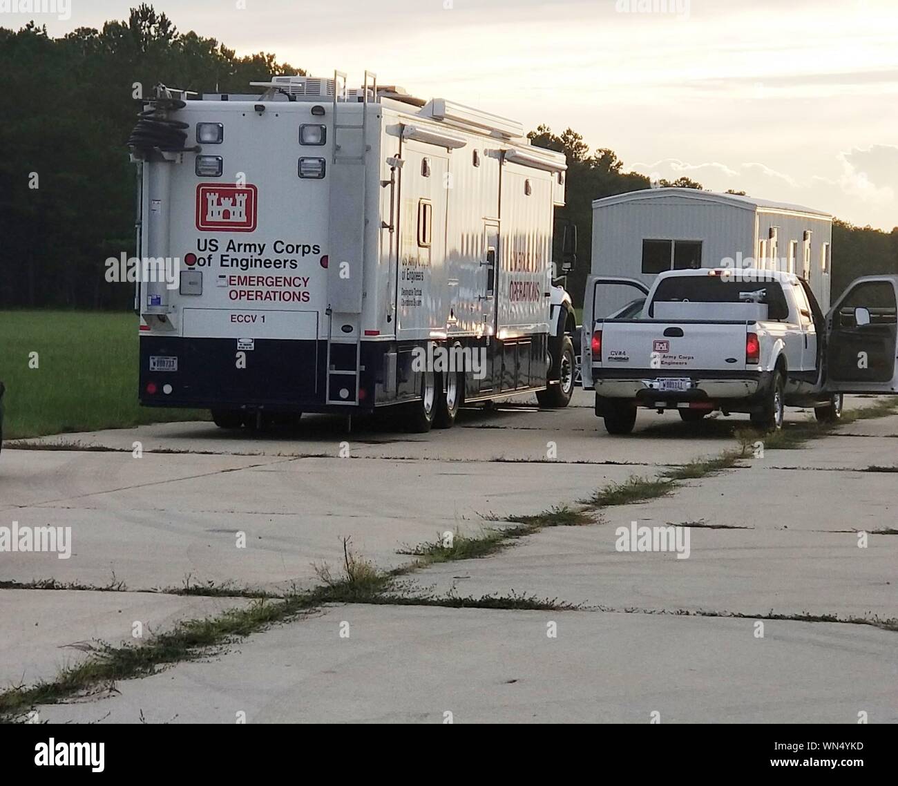 USACE command and control vehicles to assist with communication ...