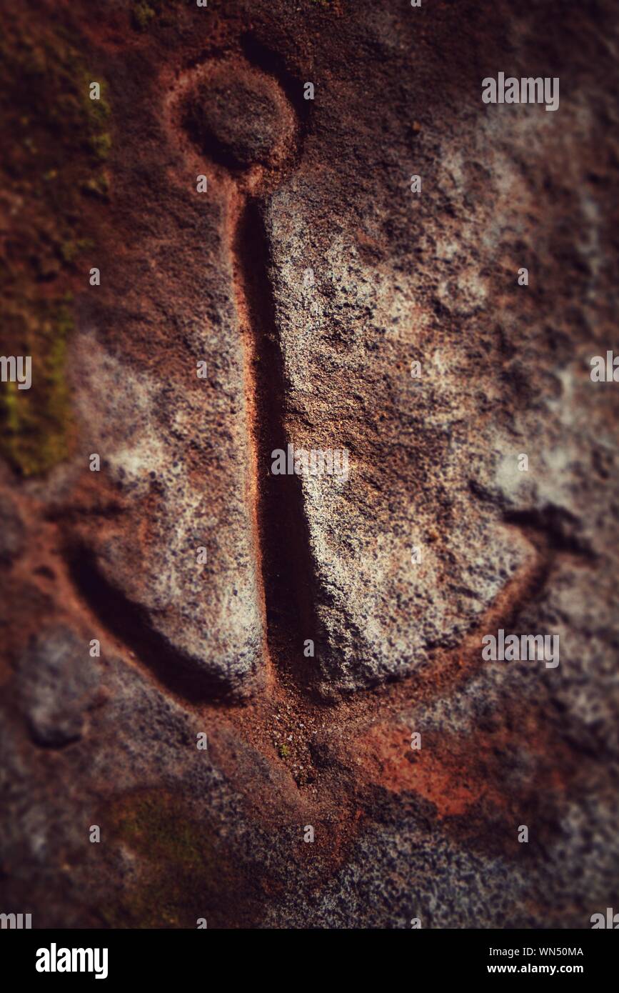 Carved on rock hi-res stock photography and images - Alamy