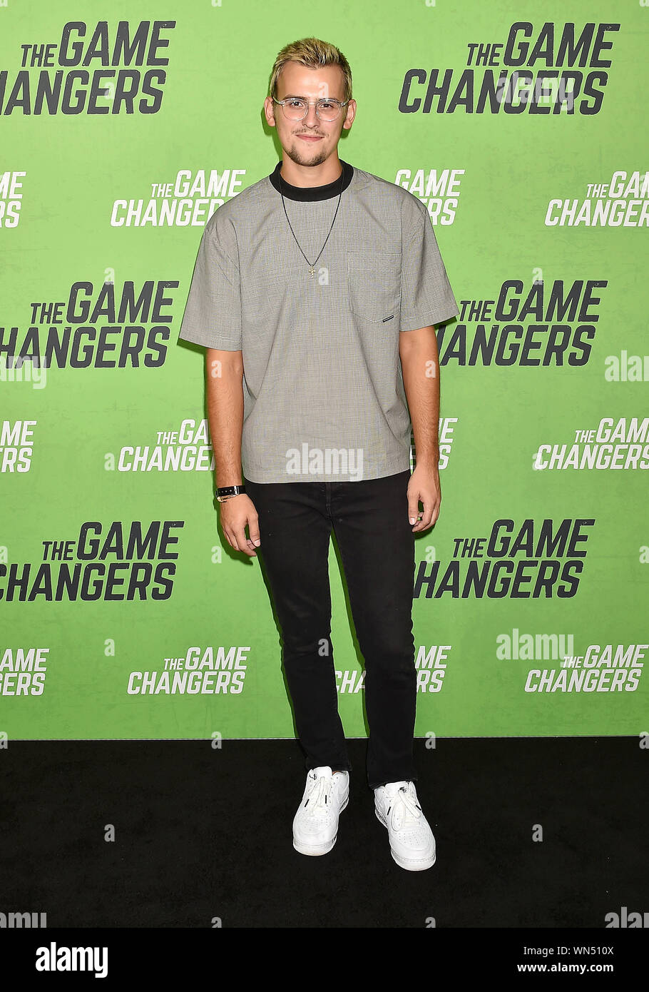 HOLLYWOOD, CA - SEPTEMBER 04: Stanaj attends the LA Premiere Of "The ...