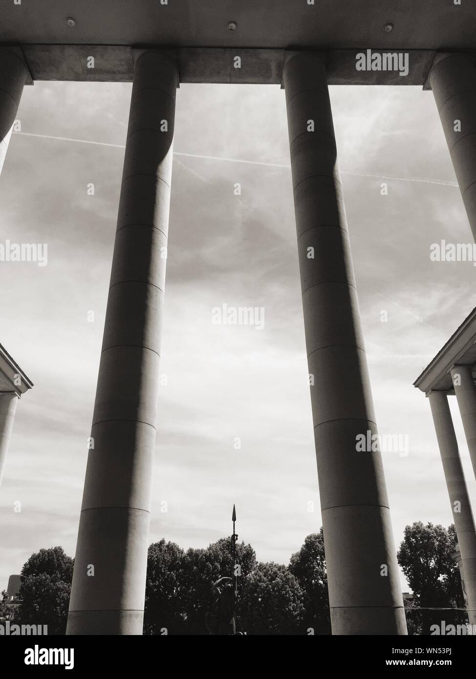 Architectural Columns Of Building Stock Photo - Alamy