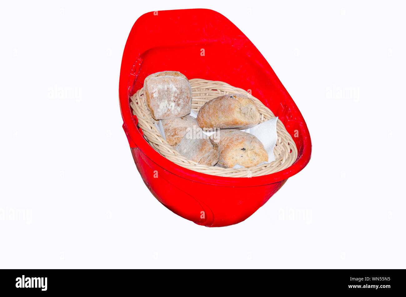 Red basket hi-res stock photography and images - Alamy