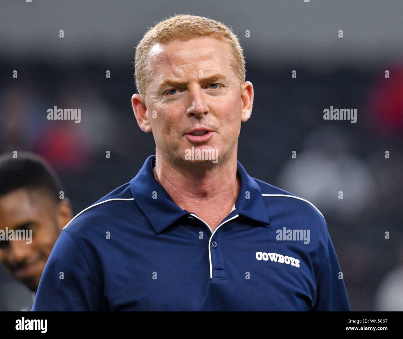 August 24th, 2019:.Dallas Cowboys head coach Jason Garrett.during an ...