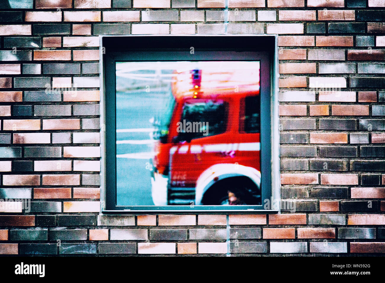 Reflection fire hi-res stock photography and images - Alamy