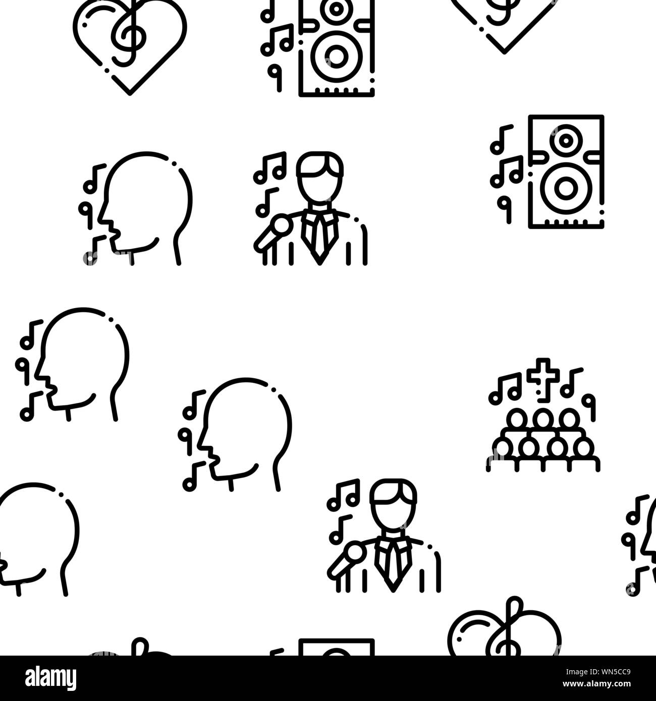 Singer system Stock Vector Images - Alamy