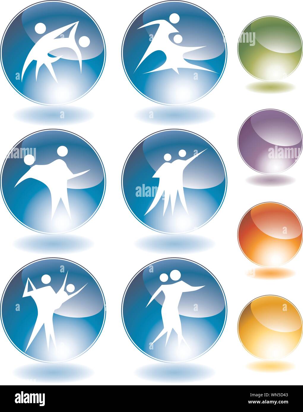 Couple Dancing Crystal Icon Stock Vector Image & Art - Alamy