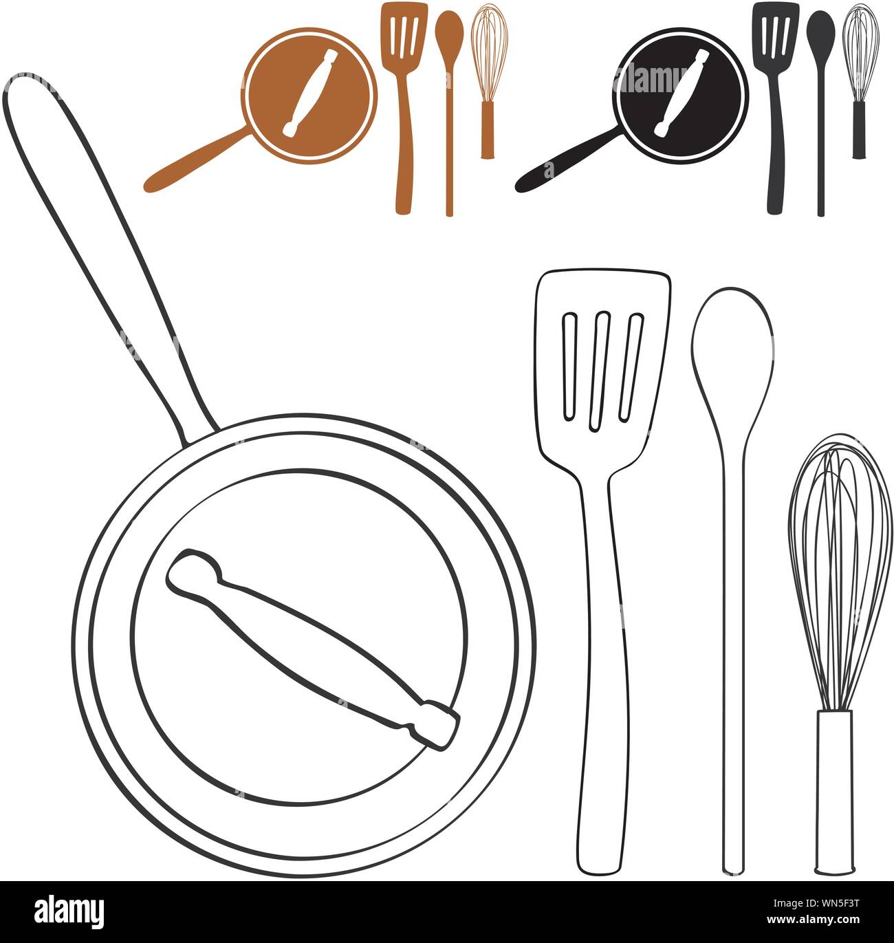 Shadow cooking pot graphic design hi-res stock photography and images ...