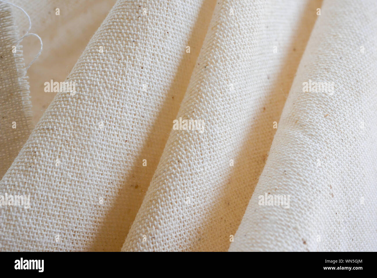 white calico fabric cloth background texture Stock Photo - Alamy