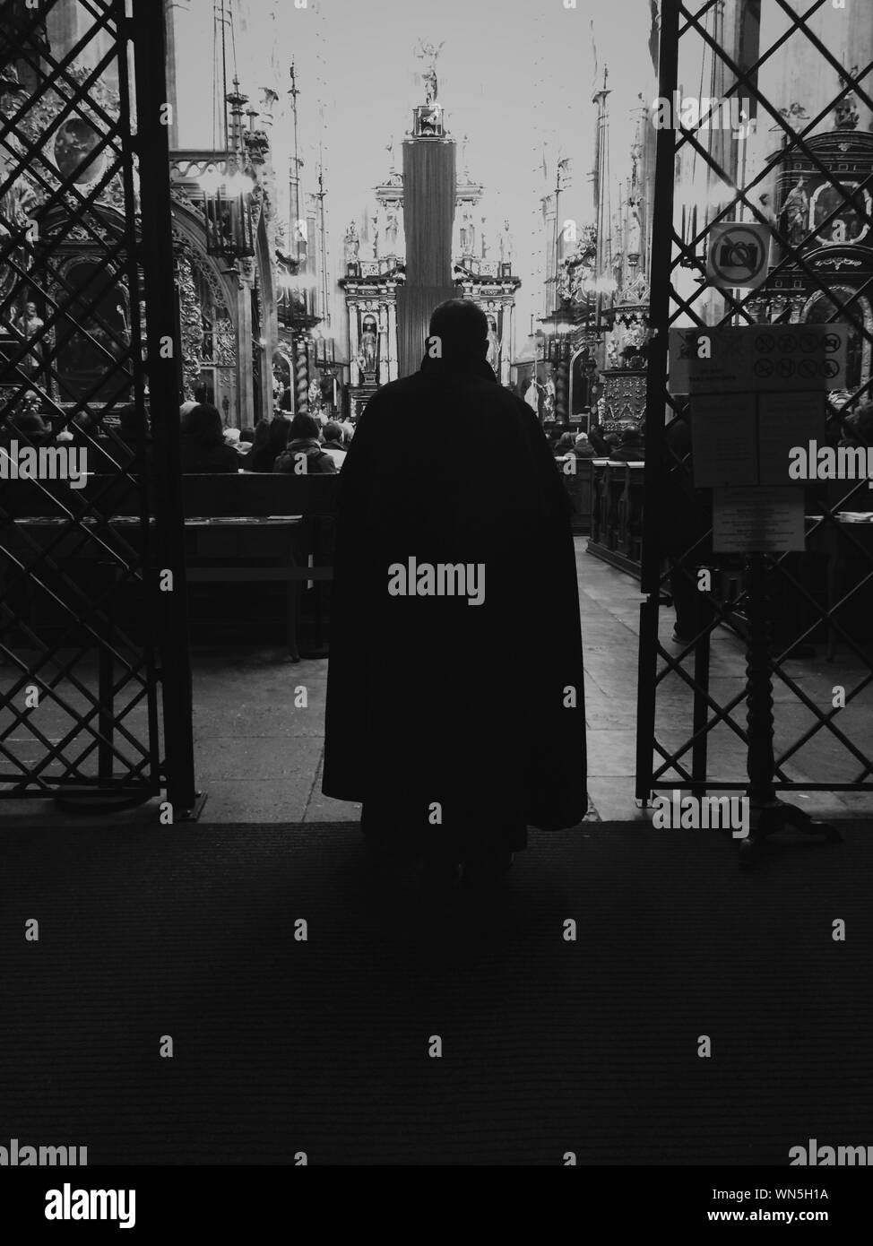 Standing christianity religion priest spirituality hi-res stock ...