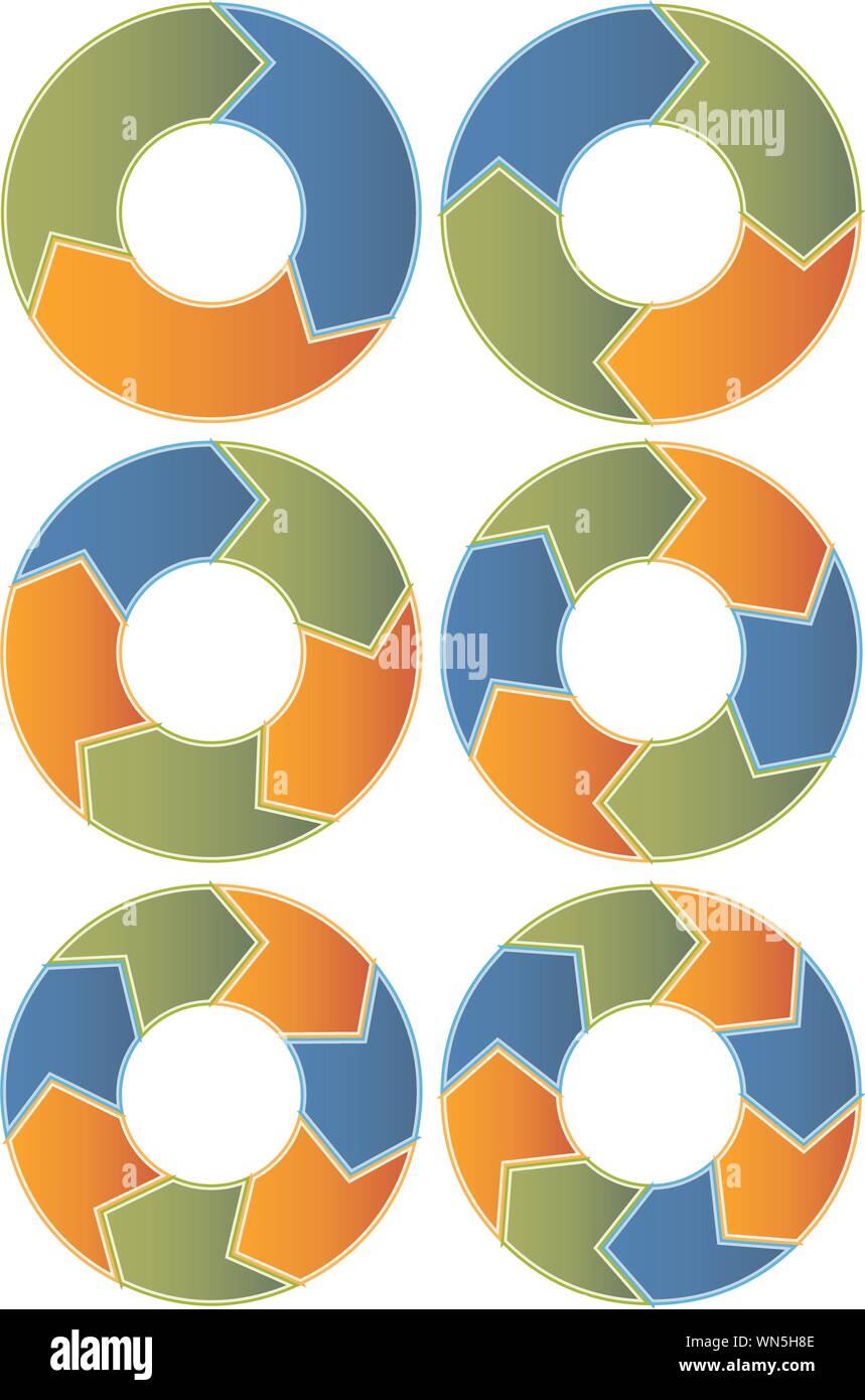 Chevron Diagram Set Stock Vector Image & Art - Alamy