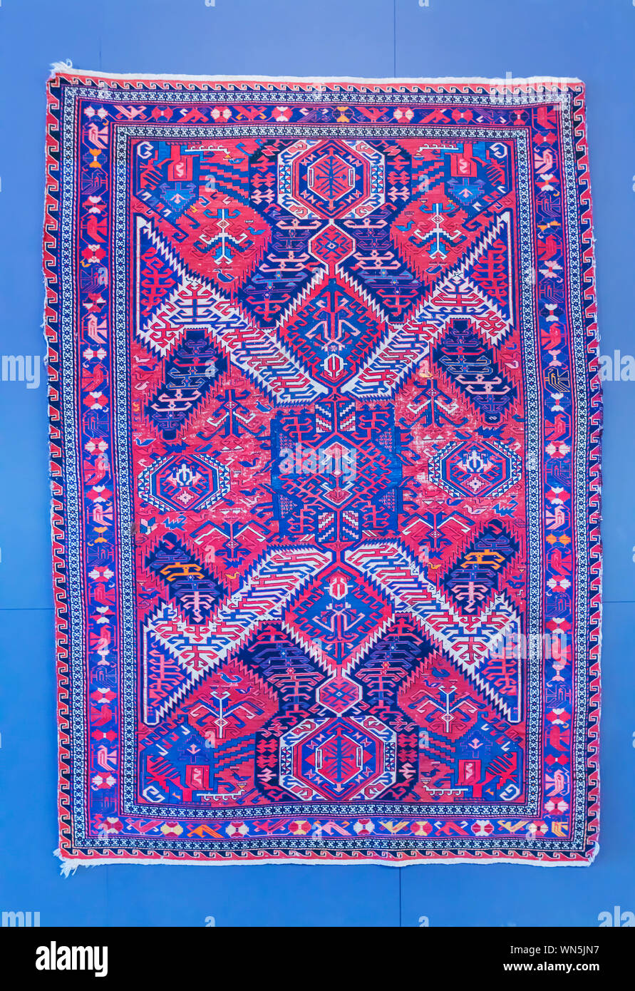 Traditional Azerbaijani carpet, Azerbaijan National Carpet Museum, Baku ...